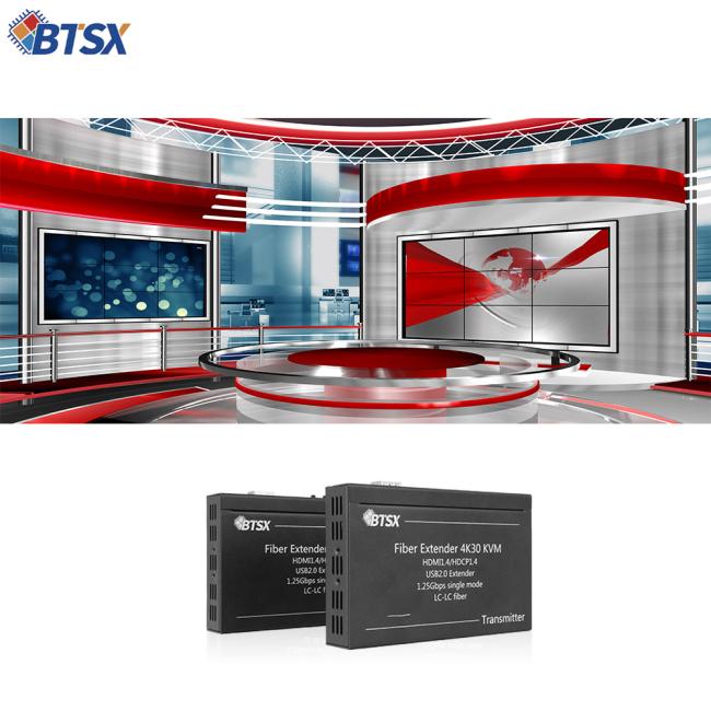 4K HDMI Fiber Extender with</p>