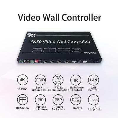 China 1x5 1x6 1x7 2x2 2x3 2x4 4x2 Video Wall Controller for Dynamic Digital Signage Displays for sale
