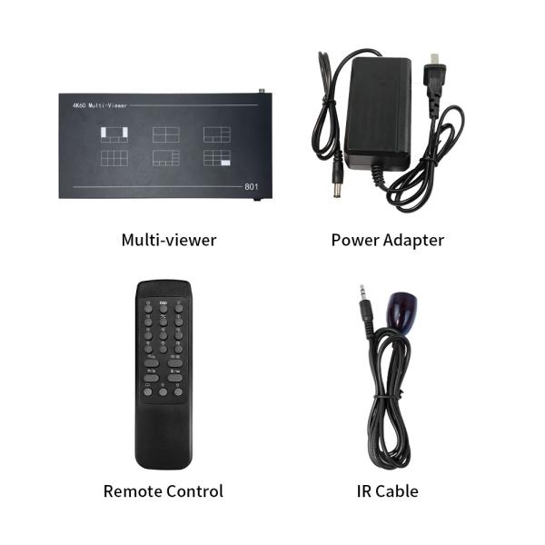 3.5mm Audio Separation LargeDisplayController 3840×2160P60 Input Resolutions for Professional Audio Input
