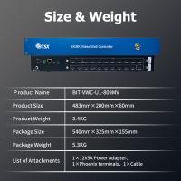 China 4K60 Seamless Switching Video Wall Controller 8-in 9-out HDMI Multi-screen Processor for sale
