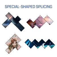 China Special-Shaped Splicing Supported Video Wall Controller with Edge Effects and Material Overlay for sale