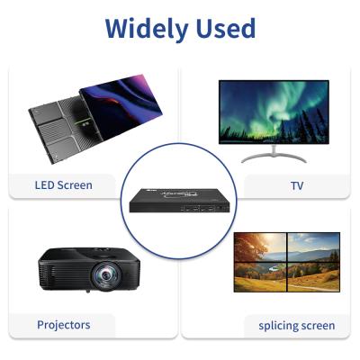 China 9-way HDMI 1.3 and 2-way HDMI 2.0/DP 1.2 Video Wall Controller Enter The Highest Pixel Clock 600MHz for Large Displays for sale