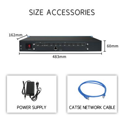 China 4K60 64 Opening Windows Multi Screen Decoder RTSP Stream HEVC Decoding HDMI Decoder 9 Screen Splitting Video Wall Processor for sale