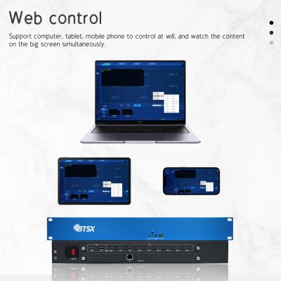 China 64-Channel 4K60 Video Wall Controller with 1080P and 1200P Resolution Multi-Screen Splicing Processor for sale
