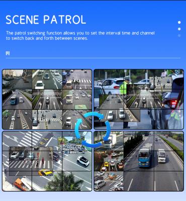 China 70mm W ×140mm D ×25mm H Video Wall Controller 3X3 8bit Color Depth for Versatile Display Configurations for sale