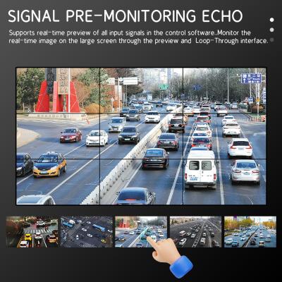China Indoor Video Wall Controller 70mm W ×140mm D ×25mm H HDMI1.3*9 Output Interface for High Definition Video Walls for sale