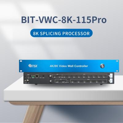 China 4K 8K Video Wall Controller 4K60 1 in 15 Out 1080P60 and 1200P60 2X4 3X3 3X4 Video Wall Output Large Advertising Walls for sale