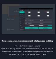 China Screen Roaming Ulti-Screen Window Opening Software Window Manager Video Wall Controller Software for LCD Video Wall Panel for sale