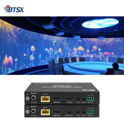 China 4K60 150m HDBaseT Extender Support One Loop Out Audio Extraction HDMI Extender IR/RS-232/CEC Control Cat6 HDMI Extender for sale
