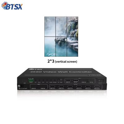China 4K60 Video Wall Controller with HDMI2.0/DP1.2 Input and 6 HDMI Outputs Powered by 40nm FPGA Chip for sale