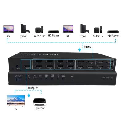 China 4K60 Output Supported Video Wall Controller with 16 Inputs 1 Output and 16 in 1 Out Multi-viewer for sale