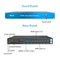 China 8K Splicing Processor Video Wall Controller with 8K Signal Input RS232 and WEB Control for Industrial-Grade Multi-Screen Display for sale