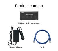 China 4K60 Video Wall Controller with 10-Layer Overlay and 4-Screen Splicing Magic Control Device for sale
