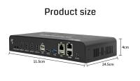 China 4K60 Video Wall Controller with 10-Layer Overlay and 4-Screen Splicing Magic Control Device for sale