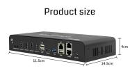 China 4K60 Video Wall Controller with 10-Layer Overlay and 4-Screen Splicing Magic Control Device for sale