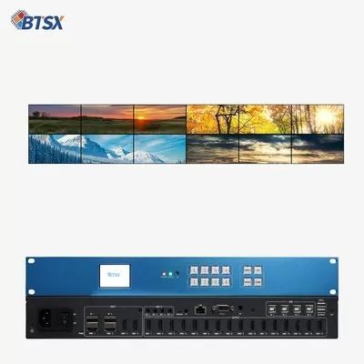 China 16-Port 4K60 Video Wall Controller with HDMI Outputs and Efficient Heat Dissipation for Multi-Screen Display for sale