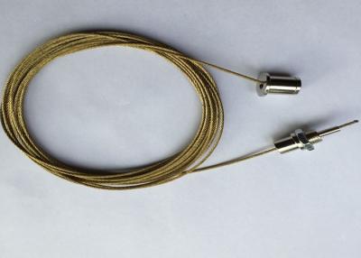 Cina cappucci leggeri d'attaccatura del soffitto del cavo dei corredi placcati oro di 1.5mm 7*7 Glavanized in vendita
