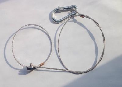 Китай агрегат веревочки провода кабеля стали 304 2.0mm нержавеющий с Ferrules меди Carabiner продается