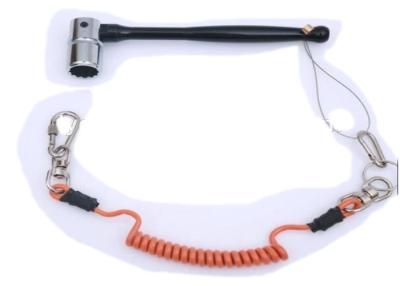 Cina Cavo rotondo arancio della cordicella di sicurezza dello strumento della chiave/chiave di verde 4.0mm in vendita