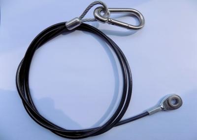 Cina PVC rivestito dei montaggi d'acciaio del cavo metallico fino ad un massimo di 3.8mm con forma Termnials di U in vendita