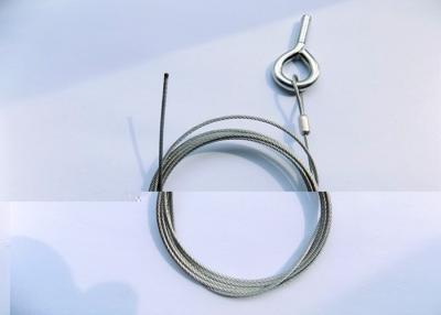 Cina cavo galvanizzato 1.5mm per uso industriale con i perni ad occhio ed i cicli in vendita
