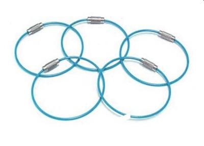 Cina un'etichetta inossidabile ricoprente di 304 cavi metallici di 2.0mm per i supporti e le carte di identità di identificazione in vendita