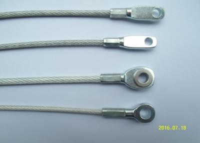 Cina Cavi del cavo metallico della palestra chiari accessori rivestiti delle Assemblee del cavo metallico del PVC di 6mm - di 5 in vendita