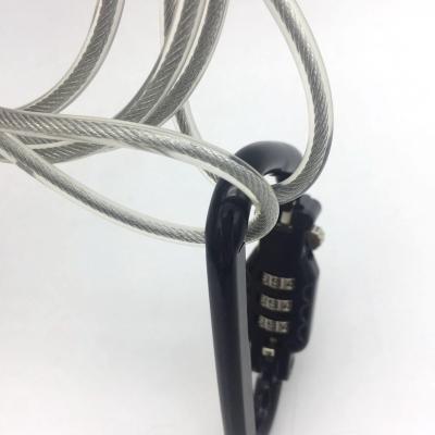 Cina il PVC 7*19 di 4.0mm ha ricoperto il cavo metallico acciaio inossidabile galvanizzato/di serratura di Carabiner in vendita