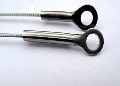 Cina Assemblea del cavo metallico dell'acciaio inossidabile con i terminali inossidabili dell'occhiello per gli usi industriali in vendita