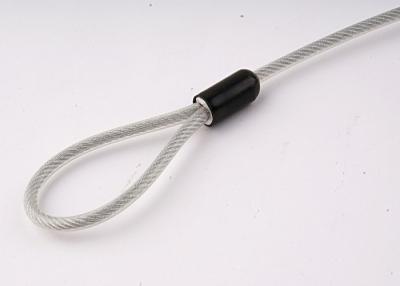 Cina 2,5 millimetri 7 * il PVC trasparente dell'Assemblea del cavo metallico 7 ha ricoperto di singolo ciclo/ciclo del doppio in vendita