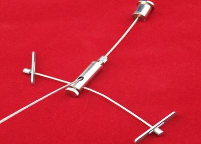 Cina 1,0 millimetri/1,6 millimetri del cavo del cavo del pendente della luce del corredo dell'acciaio inossidabile dell'uscita laterale dell'incrocio di cavo della pinza di presa per la lampada in vendita