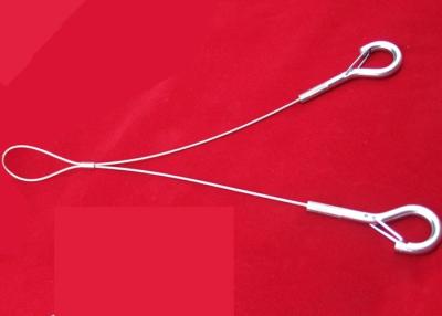 Cina Y- Assemblaggi cavi adatti del cavo metallico dello scaffale della lavanderia con due ganci di Galvanzied in vendita
