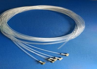 Cina 1,5 millimetri/2,0 millimetri di corde di nylon trasparenti dei montaggi inossidabili del cavo metallico con i montaggi ad un'estremità in vendita