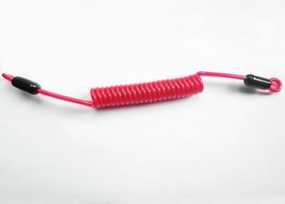 Cina Cordicella rossa della bobina dell'acciaio per molle dei cicli del doppio con le maniche di plastica nere in vendita