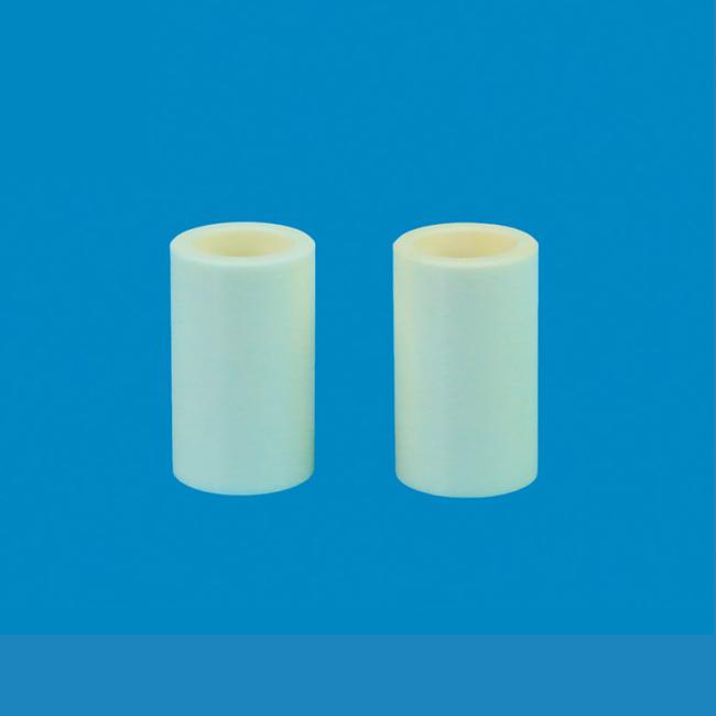 Close-up view of alumina ceramic parts demonstrating precision manufacturing