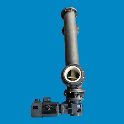 China Compact Size Ceramic Screw Conveyor For Bulk Material Conveying With Alumina Material for sale