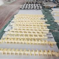 China Bulk Material Handling Alumina Ceramic Screw Conveyor Easy Loading And Unloading for sale