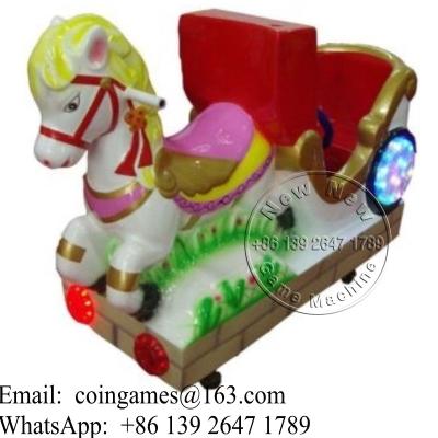 China Amusement Park Animal Horse Coin Operated Kiddie Rides for sale