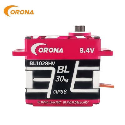 中国 30 Kgの高いトルクの産業サーボ モーター180程度ブラシレス8.4V BL1028HV 販売のため