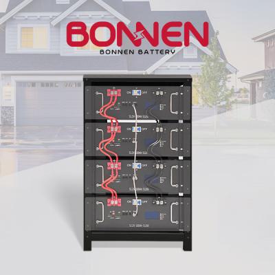 Cina 6000 volte 48V 400Ah batteria al litio 19.2kWh LiFePo4 rack batteria per la conservazione dell'energia domestica in vendita
