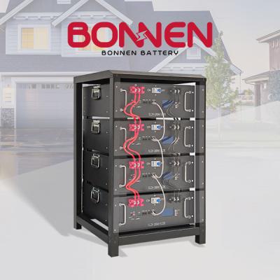 Cina 6000 volte 48V 400Ah batteria al litio 19.2kWh LiFePo4 rack batteria per la conservazione dell'energia domestica in vendita