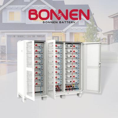 Cina Sistemi di accumulo di batterie solari commerciali da 409,6 V Armadietto per batterie Lifepo4 da 120 KWh in vendita