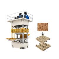 China 240 Pcs Per Day Palm Tree Leaves Pressed Pallet Making Machine for sale