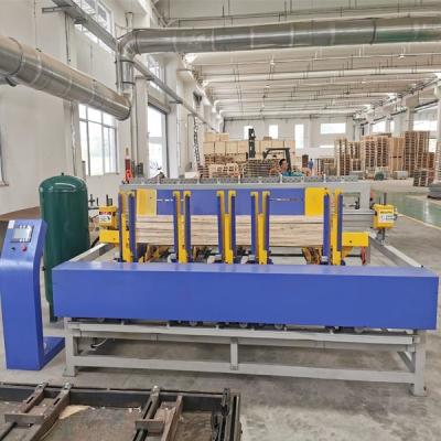 China ThoYu Block Wood Pallet Legs Nailing Machine For Euro Pallet for sale