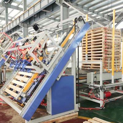 China India American Standard 48*48" Wood Pallet Nailing Line for sale