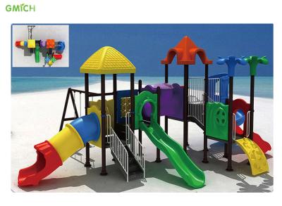China EN1176 Outdoor Playground Equipment Customized Plastic Slide Children Play Park for sale
