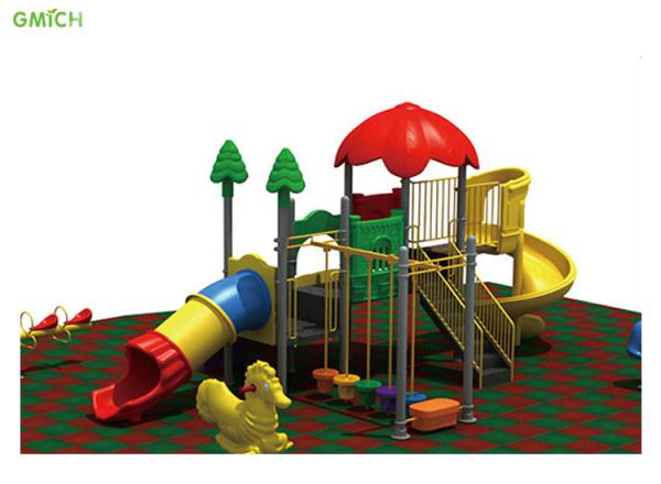 Quality OEM Service Children Outdoor Playground Equipment Plastic Slide Amusement Park Anti Slip for sale