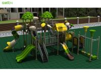 Quality Kid'S Entertainment Plastic Outdoor Slide Set Amusement Park Combination for sale