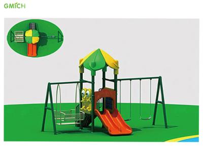 China Residential Park Kids Plastic Play Set With Slide Environmentally for sale