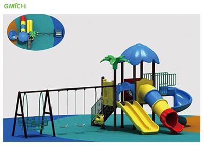 China Customized Design Outdoor Playset With Slide For Amusement Park Multi Colors for sale